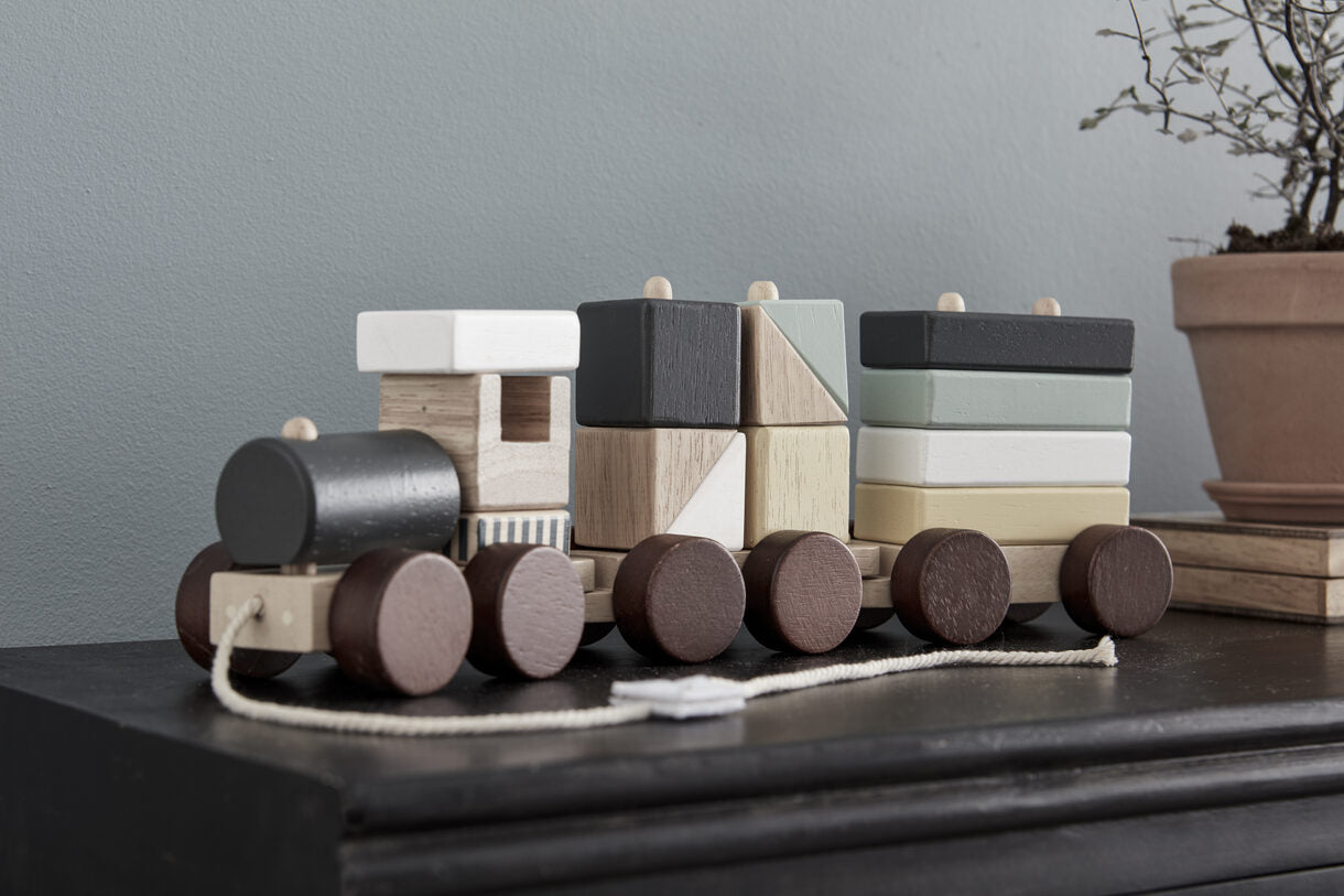 Wooden Block Train | KID Store Dublin